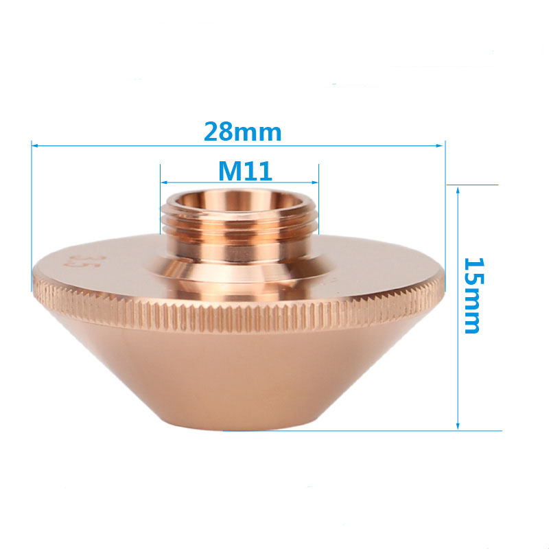 Laser Cutting Nozzle Single Layer D28-M11 for Precitec WSX Raytools ...