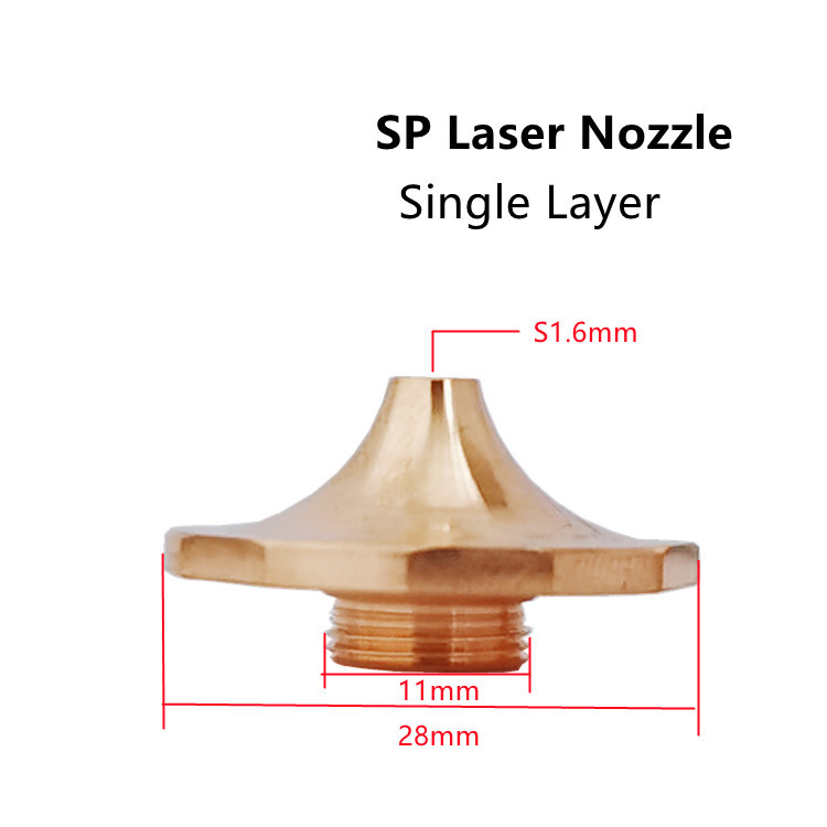 Laser cutting Single SP Nozzle D28 for Precitec Procutter cutting head ...